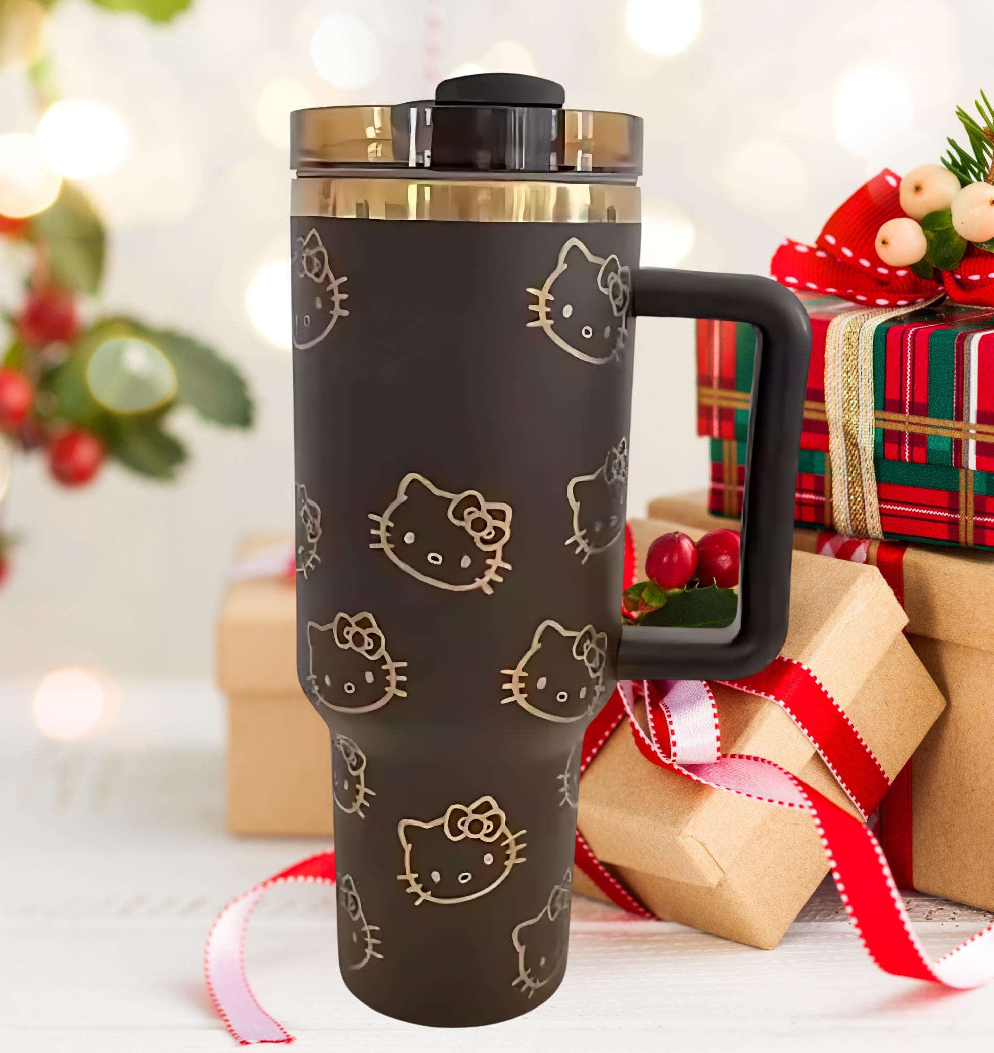 Hello Kitty Laser Engraved Rainbow Stainless Steel Tumbler - Etsy