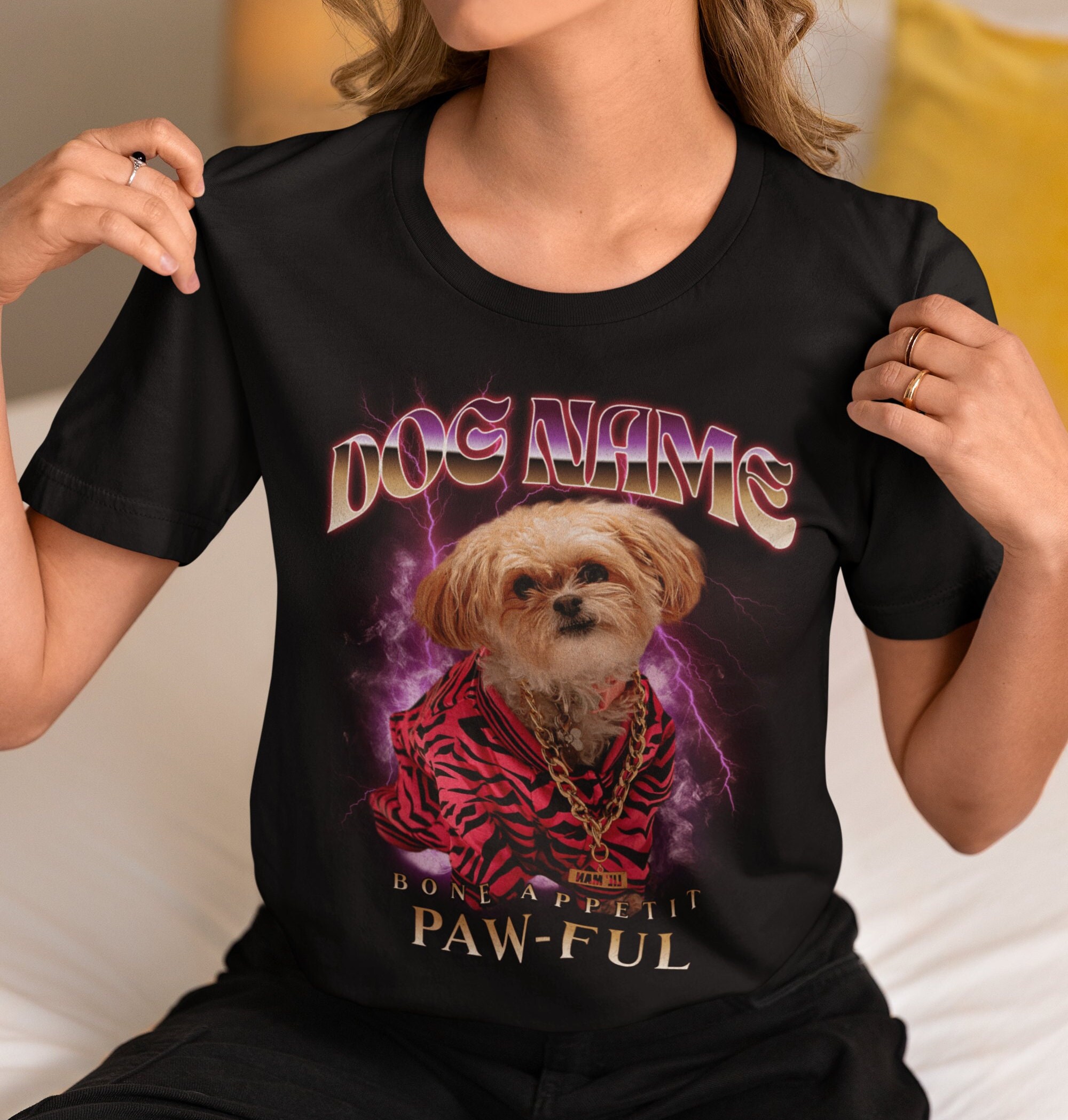 Custom Dog Shirt Pawful, Name Custom Dog Lover Shirt Personalized ...