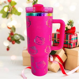 Hello Kitty Laser Engraved Rainbow Stainless Steel Tumbler - Etsy