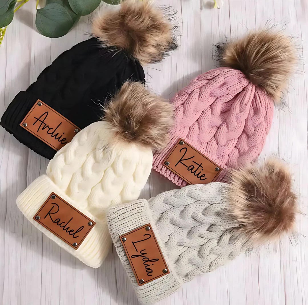 Personalized Baby Beanie Toddler Hat Gift Custom Baby Name Beanie With ...