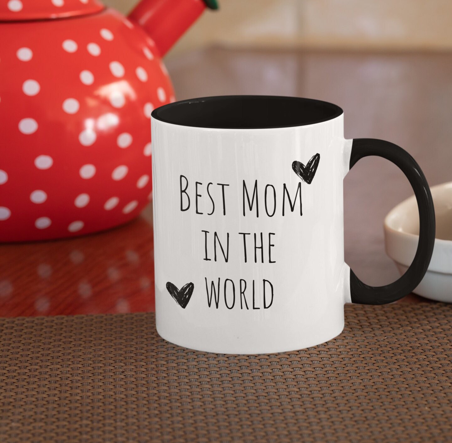 Personalized Photo Mug Best Mom in the World Birthday Gift, Custom ...