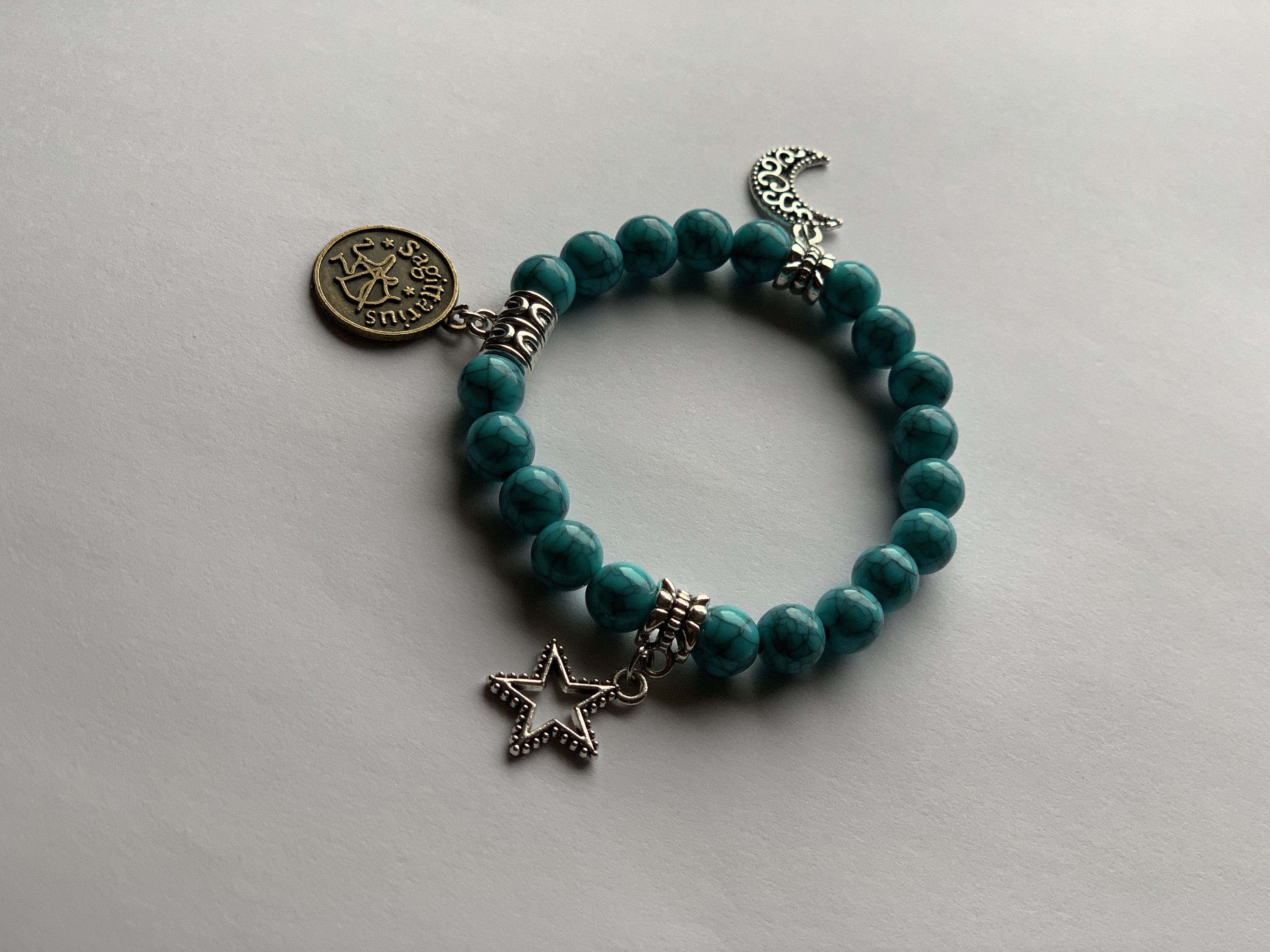 Sagittarius Zodiac Sign Beads Bracelet - Etsy