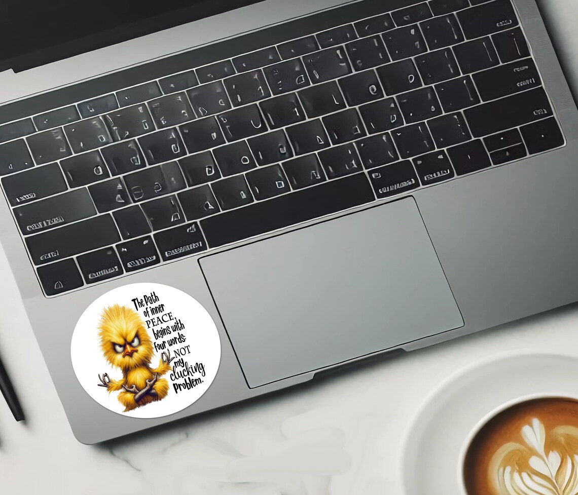 Not My Problem Chicken, Funny Sarcastic Saying Quote and Clip Art ...