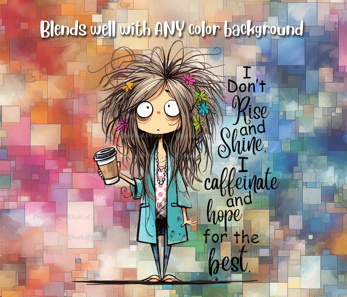 Funny Sarcastic Saying Quote Clip Art, Rise and Shine, Sublimation ...