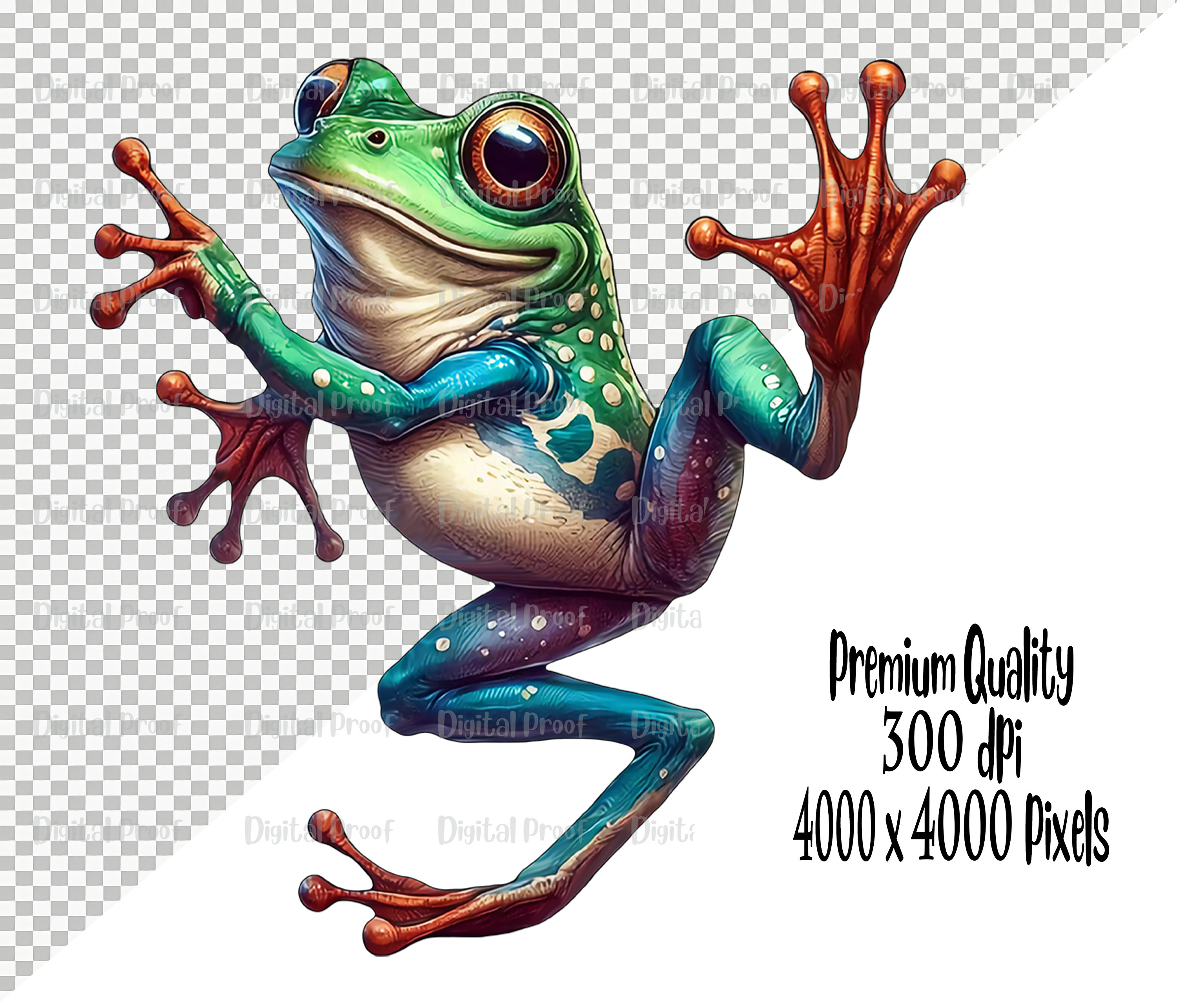 20 Transparent Background Funny Crazy Frogs Clip Art, PNG 300 Dpi High ...