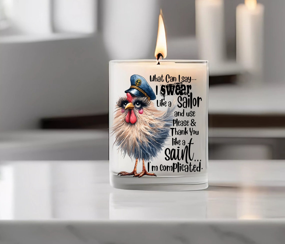 Sailor and Saint Chicken, Funny Sarcastic Saying Quote and Clipart ...