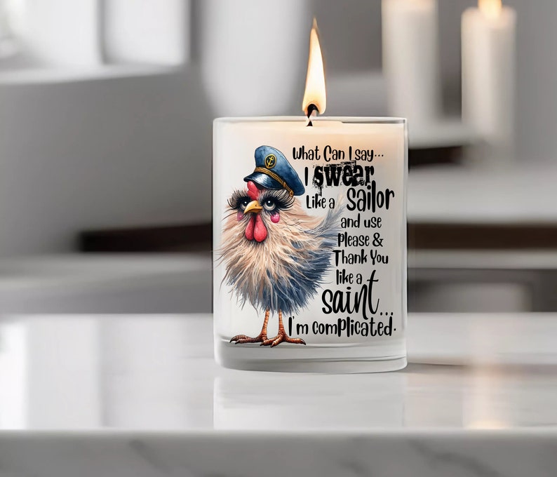 Sailor and Saint Chicken, Funny Sarcastic Saying Quote and Clipart ...