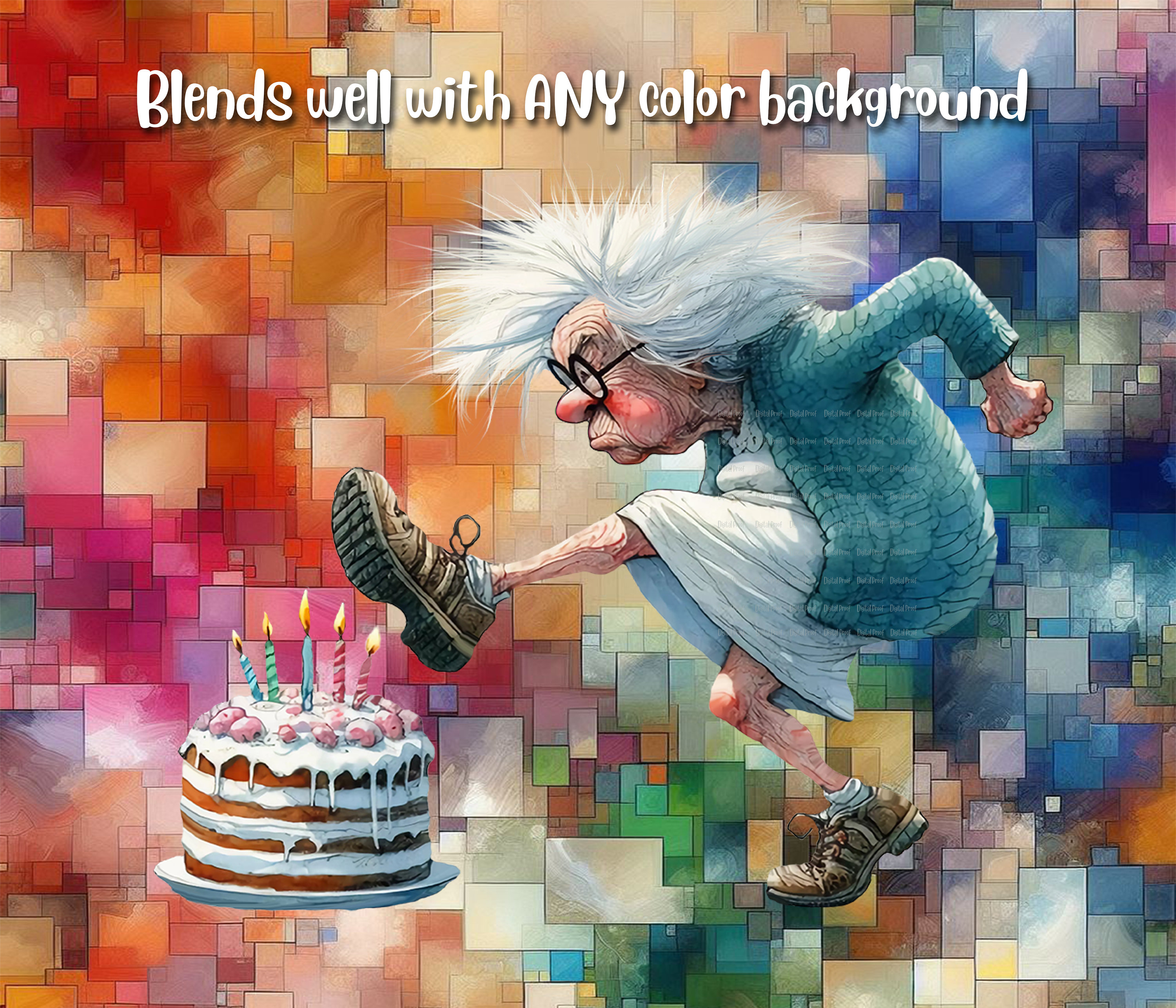 26 Transparent Background Funny Spunky Old Lady Clip Art, PNG 300 Dpi ...