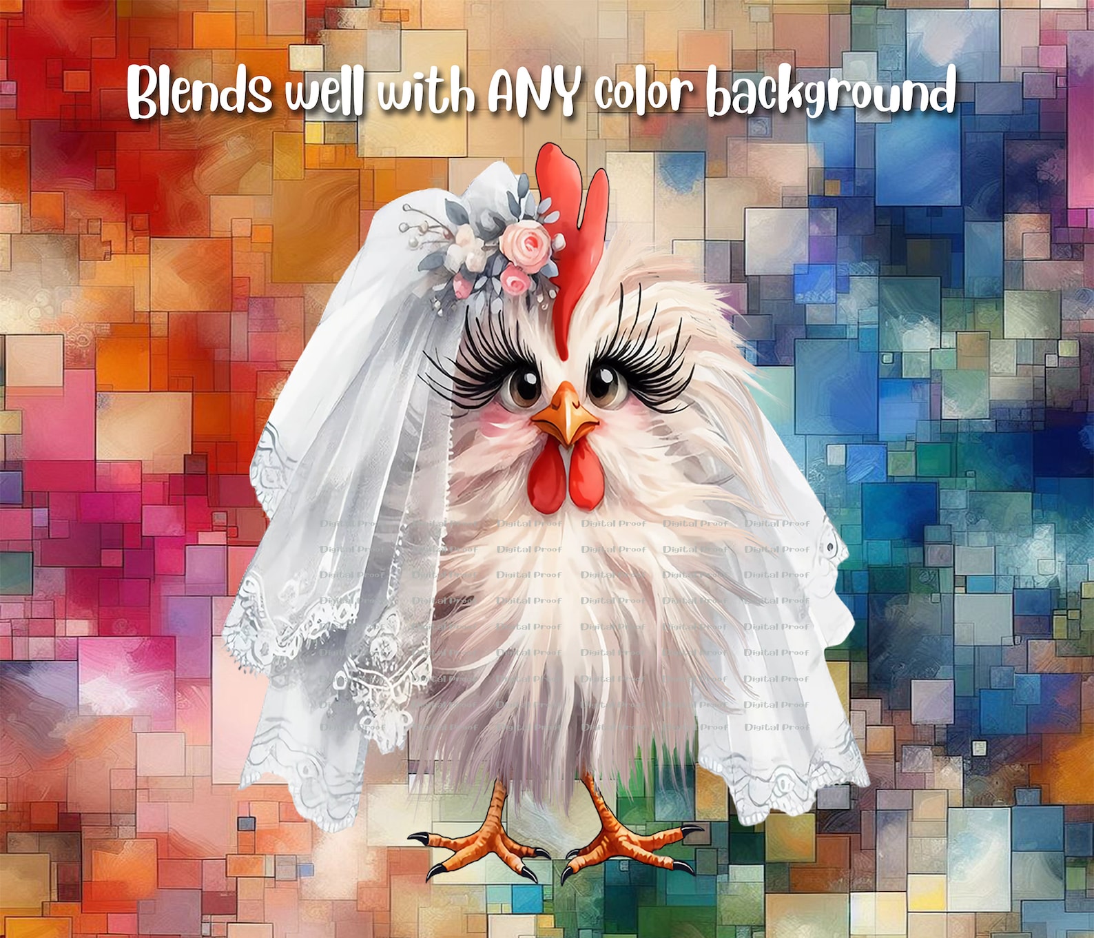 16 Transparent Background Funny Chicken Brides Clip Art, PNG 300 Dpi ...