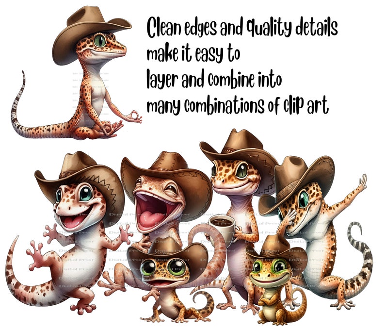 26 Transparent Background Funny Country Geckos Clip Art, PNG 300 Dpi ...