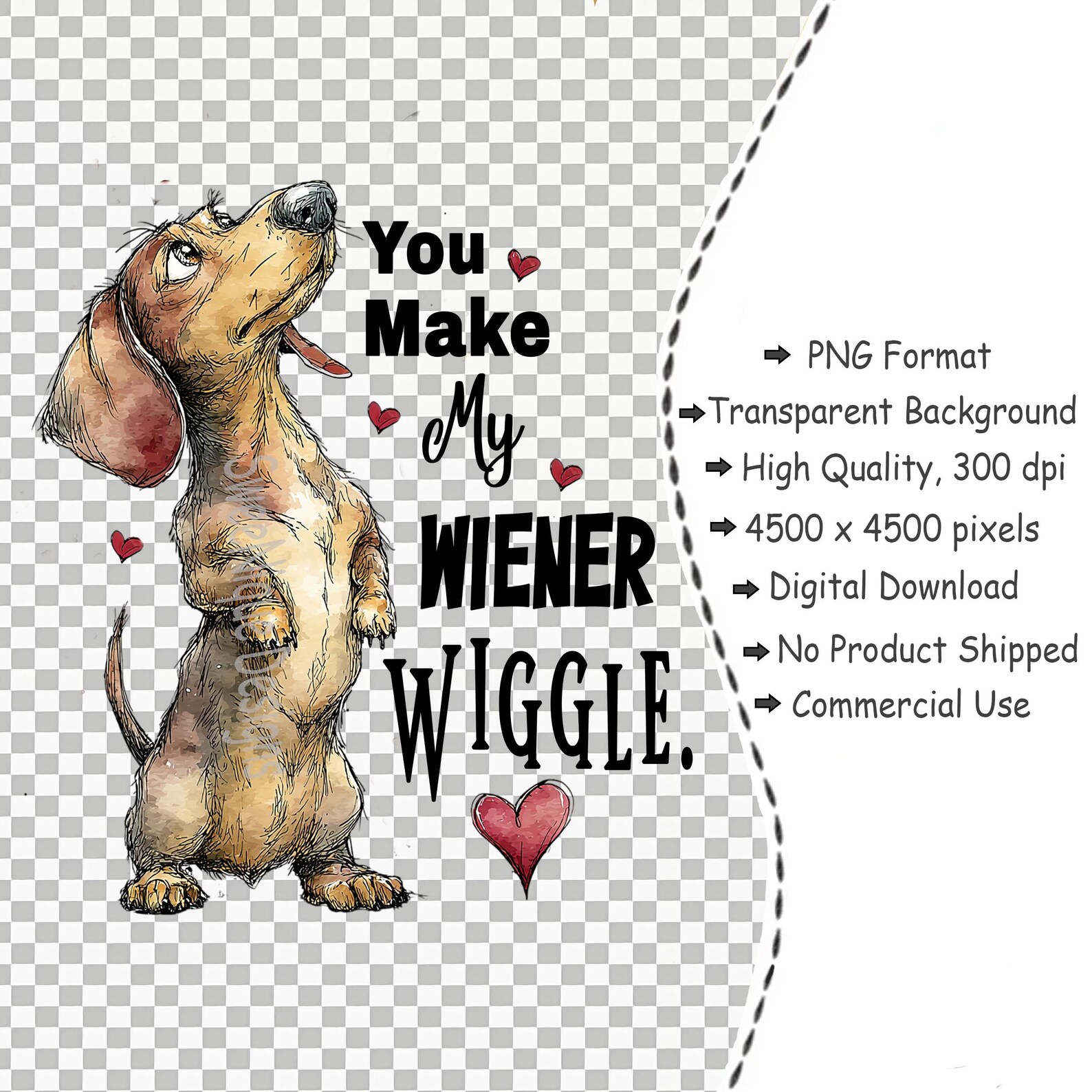 Dachshund Dog Wiener Wiggle PNG Clipart: Tshirt Sassy Quote Graphic ...