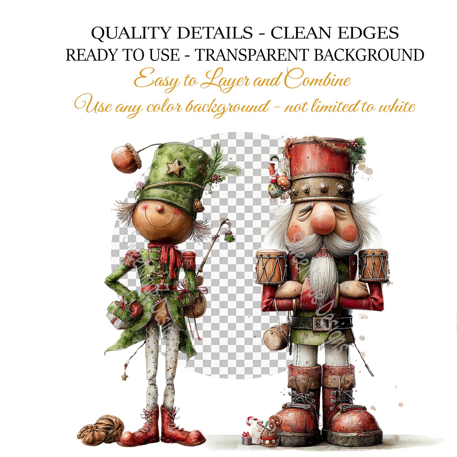 Whimsical Nutty Nutcracker PNG Clipart | 18 Christmas Nutcracker ...