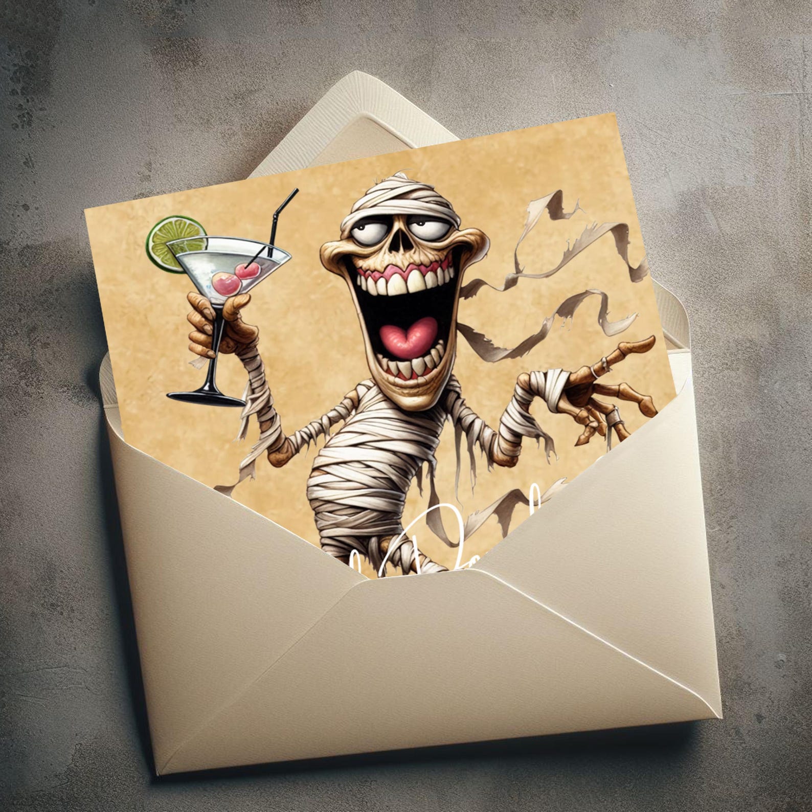 Funny Halloween Clipart: Cute Spooky Mummy Graphics (25 Transparent ...