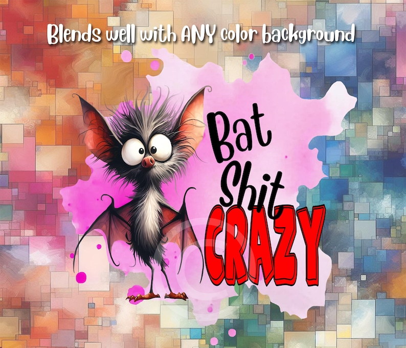 Funny Bat Sarcastic Saying Quote and Clipart, Sublimation Shirt Mug ...