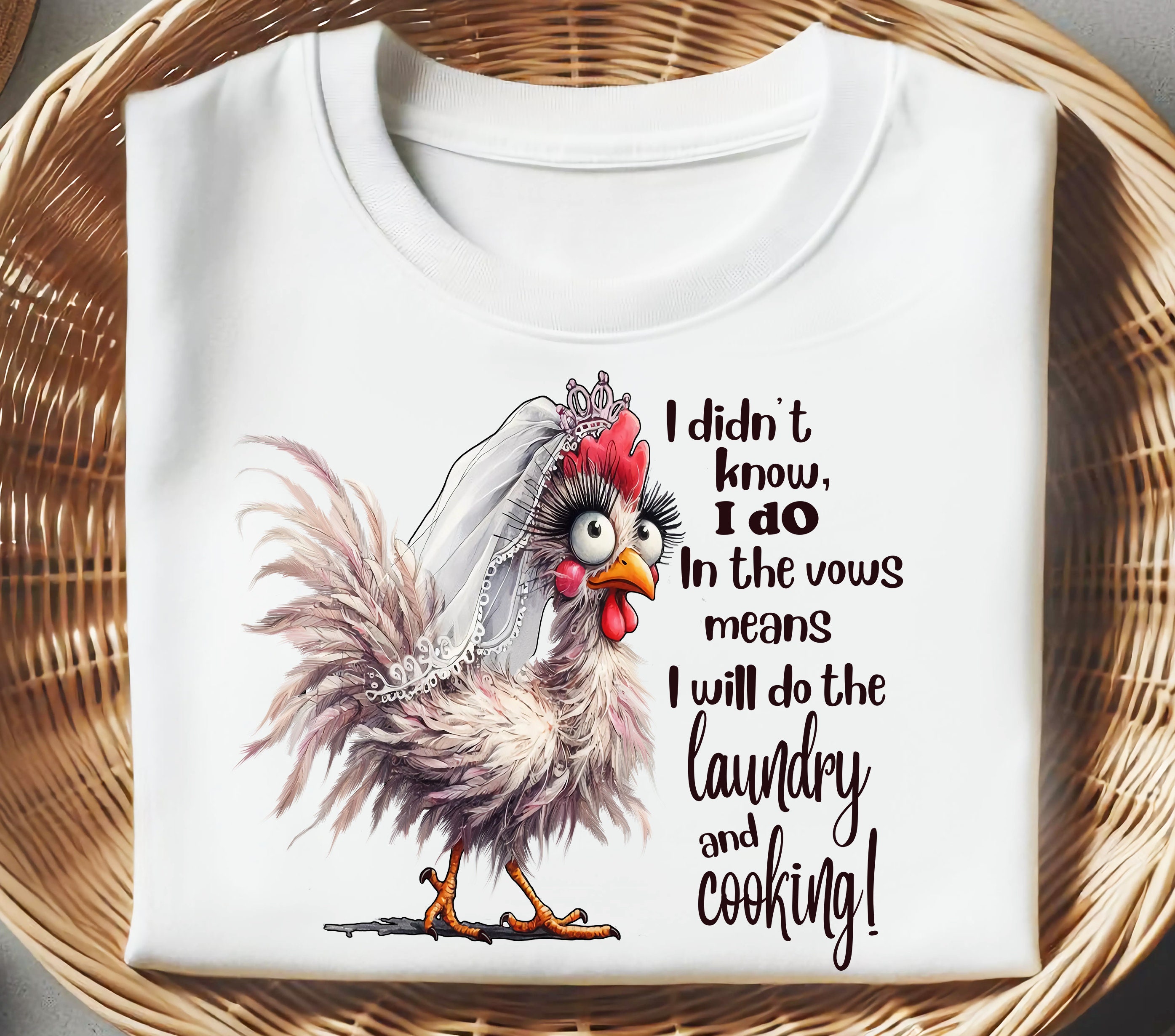 Funny Bridal Chicken Clip Art, Sarcastic Wedding Humor (PNG Digital ...