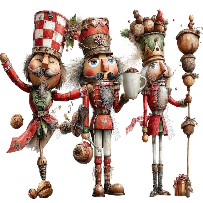 Whimsical Nutty Nutcracker PNG Clipart | 18 Christmas Nutcracker ...