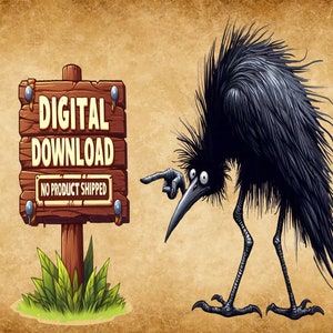 21 Transparent Background Funny Crazy Crows Clip Art, PNG 300 Dpi High ...