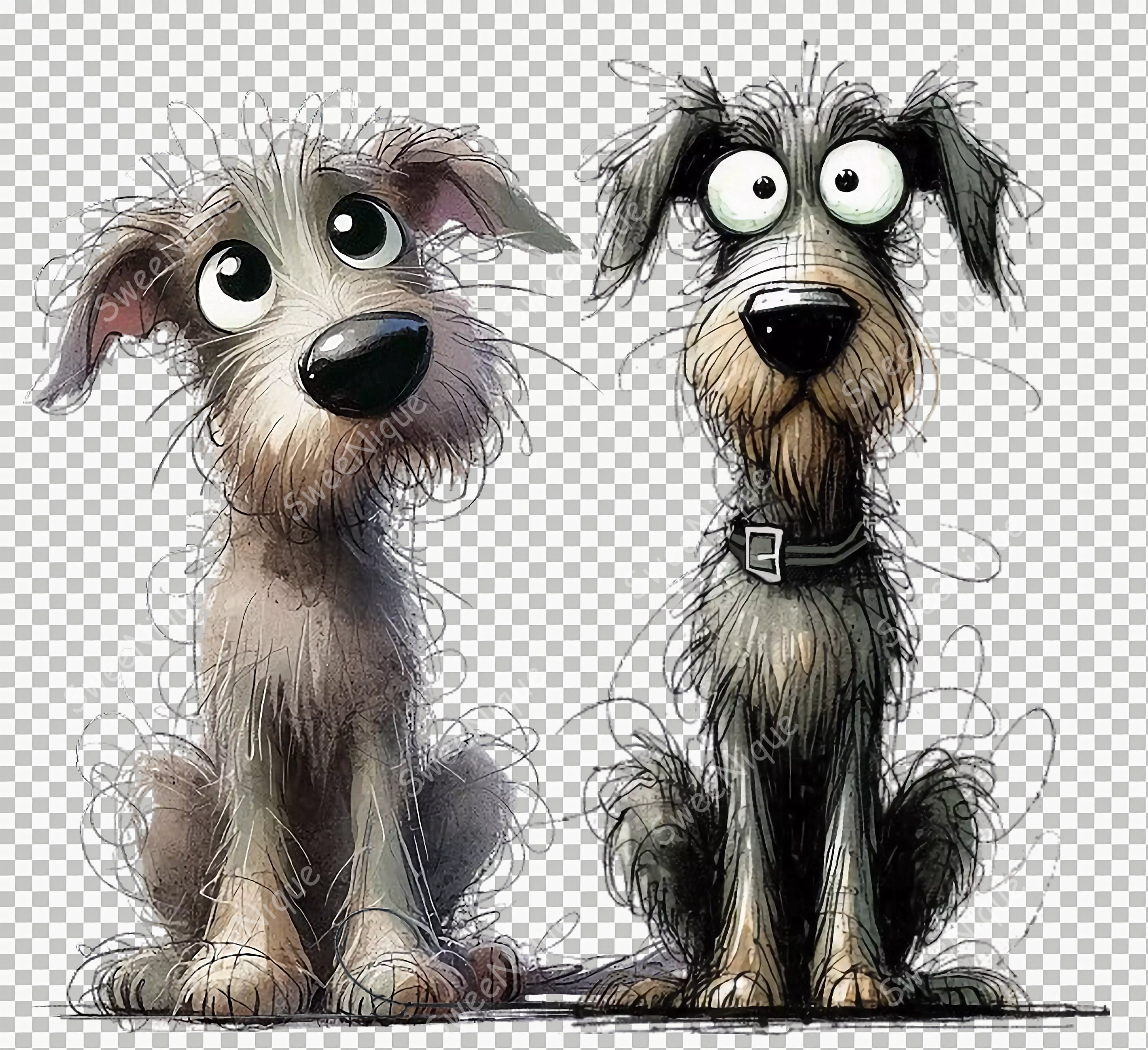 20 Transparent Background Funny Crazy Dogs Clip Art, PNG 300 Dpi High ...
