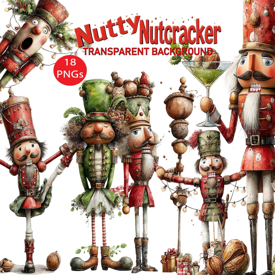 Whimsical Nutty Nutcracker PNG Clipart | 18 Christmas Nutcracker ...