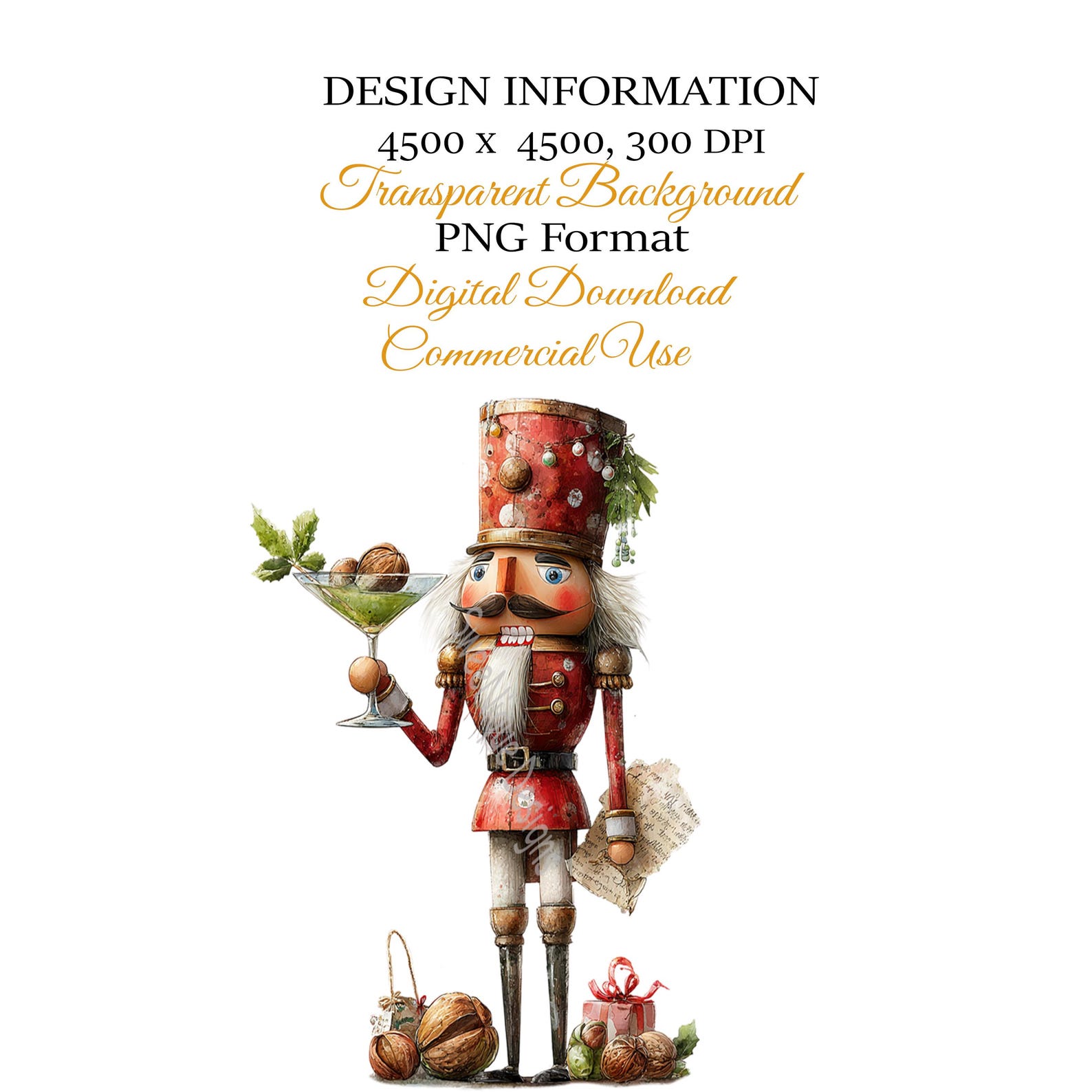Whimsical Nutty Nutcracker PNG Clipart | 18 Christmas Nutcracker ...