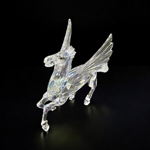 Swarovski Pegasus Crystal Figurine-limited Ed– W. Box-mythical-horse ...