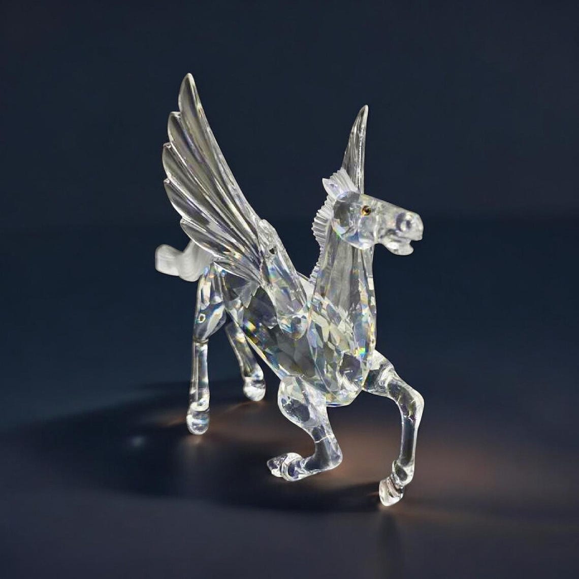 Swarovski Pegasus Crystal Figurine-limited Ed– W. Box-mythical-horse ...