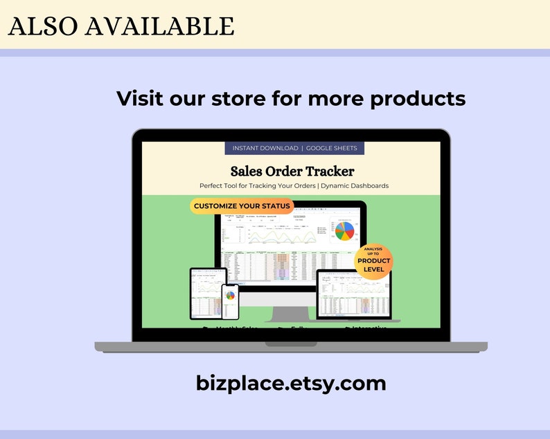 Sales Order Tracker for Small Business Order Management Tracker Small ...