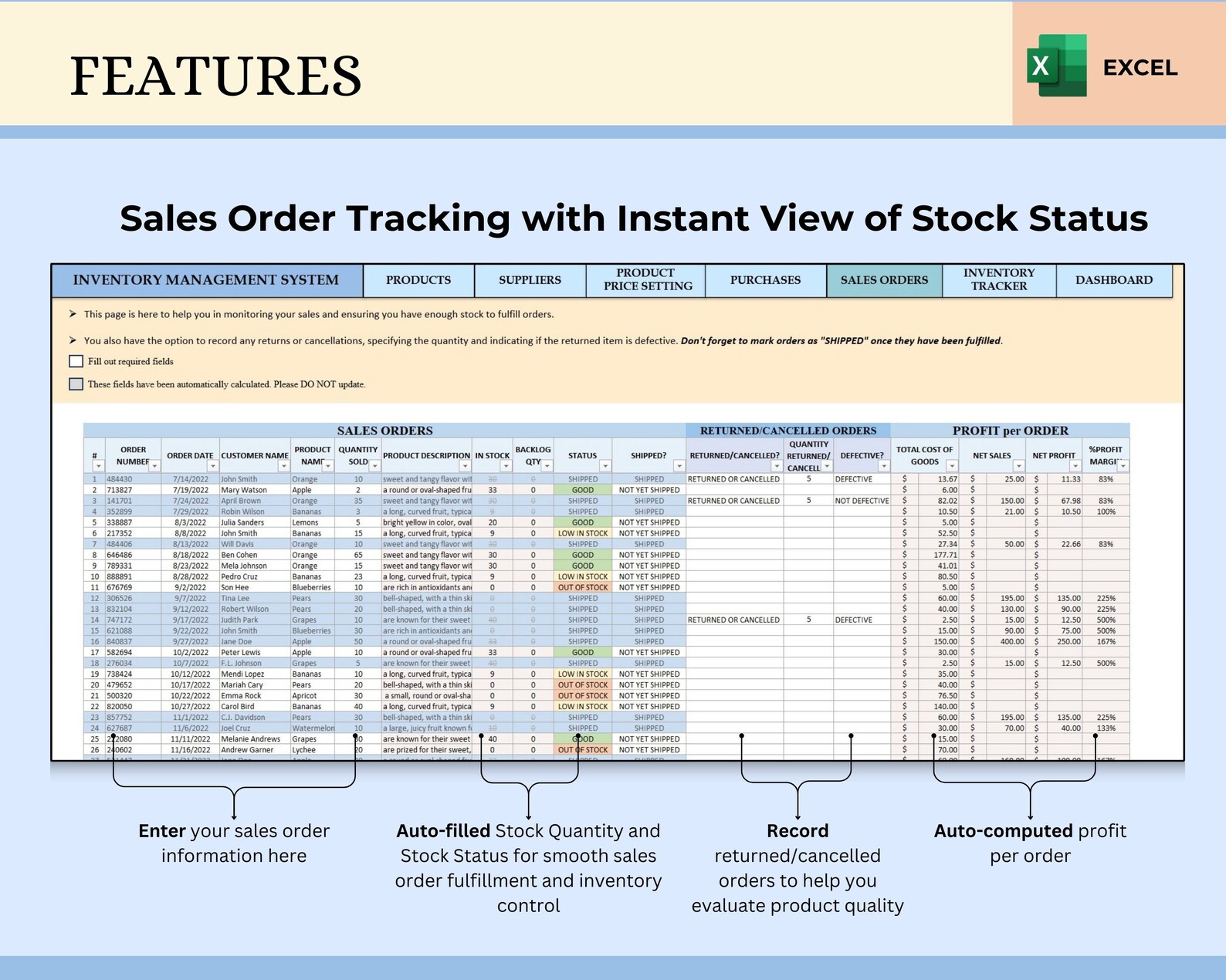 Inventory Management for Small Business Resellers | Sales Tracker ...