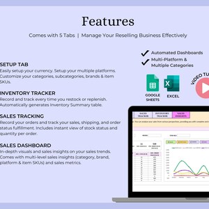 Small Business Bookkeeping Excel Template, Reseller Spreadsheet Google ...