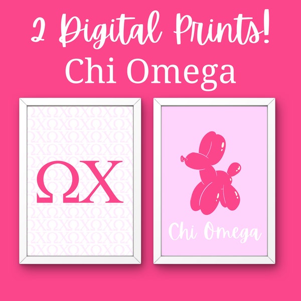 Chi Omega Decor - Etsy