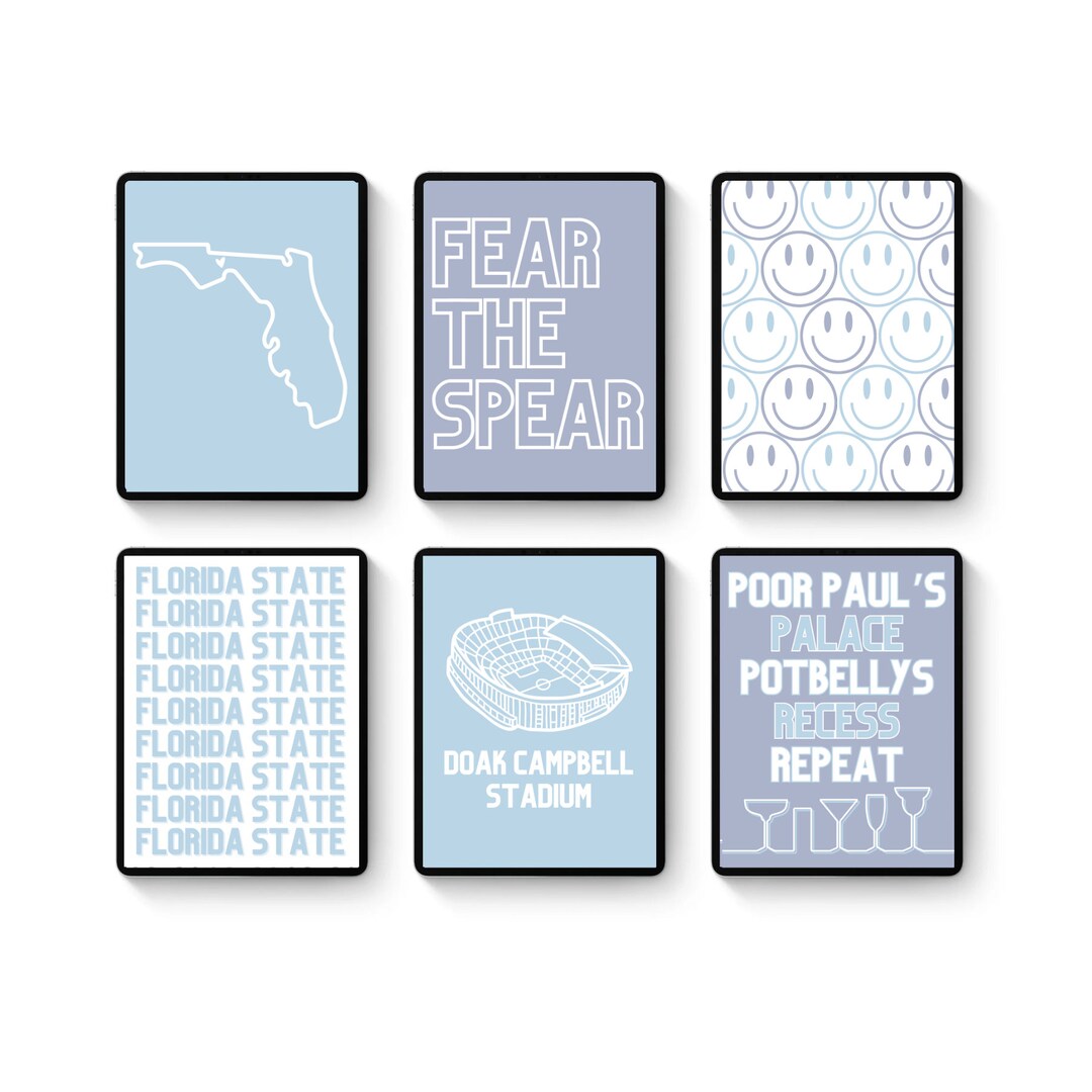 Florida State University College Decor FSU Decorations Digital Poster ...