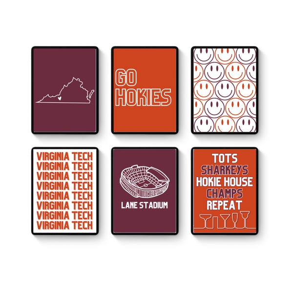 Virginia Tech Wreath - Etsy