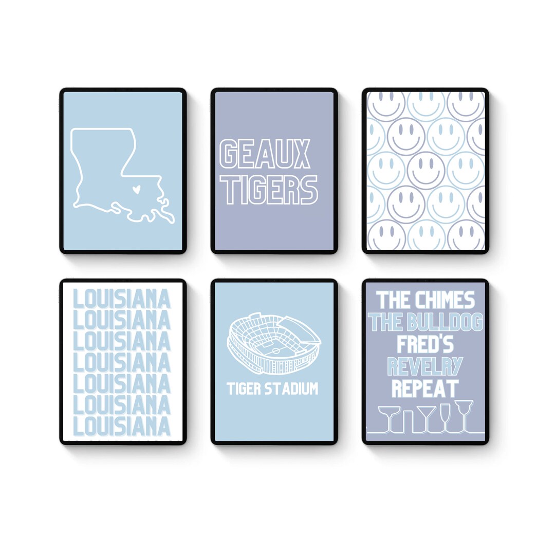 Louisiana State University College Decor LSU Decorations Digital Poster ...