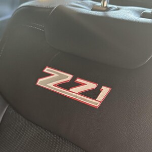 Chevrolet "z71" Faux Leather Seat Logo Decals (1 Pair) in One, Two or ...
