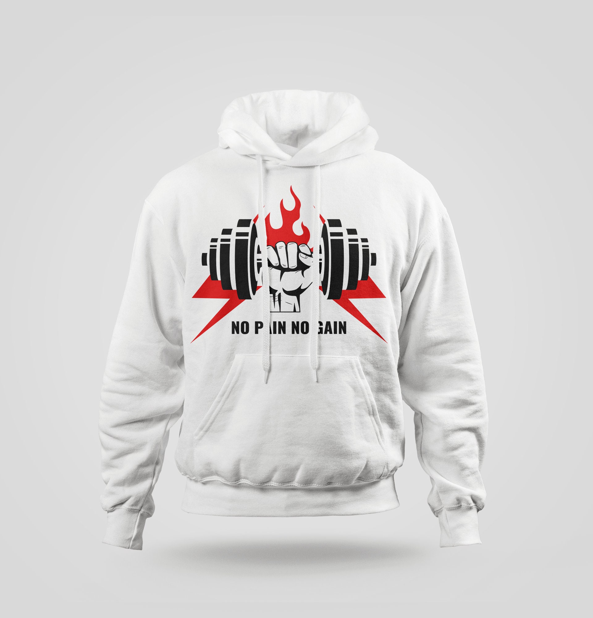 No Pain No Gain SVG, Crossfit SVG, Inspirational Quotes Png, Fitness Svg, Tshirt Printing, Gym ...