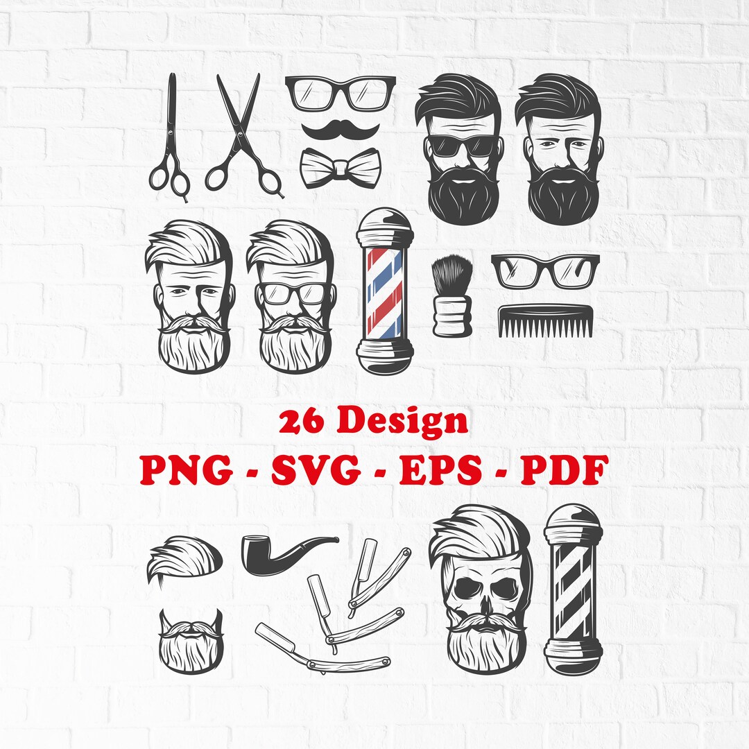 Barber Shop Logo SVG | Barber Svg | Hairdresser Svg | Barber Shop Svg ...