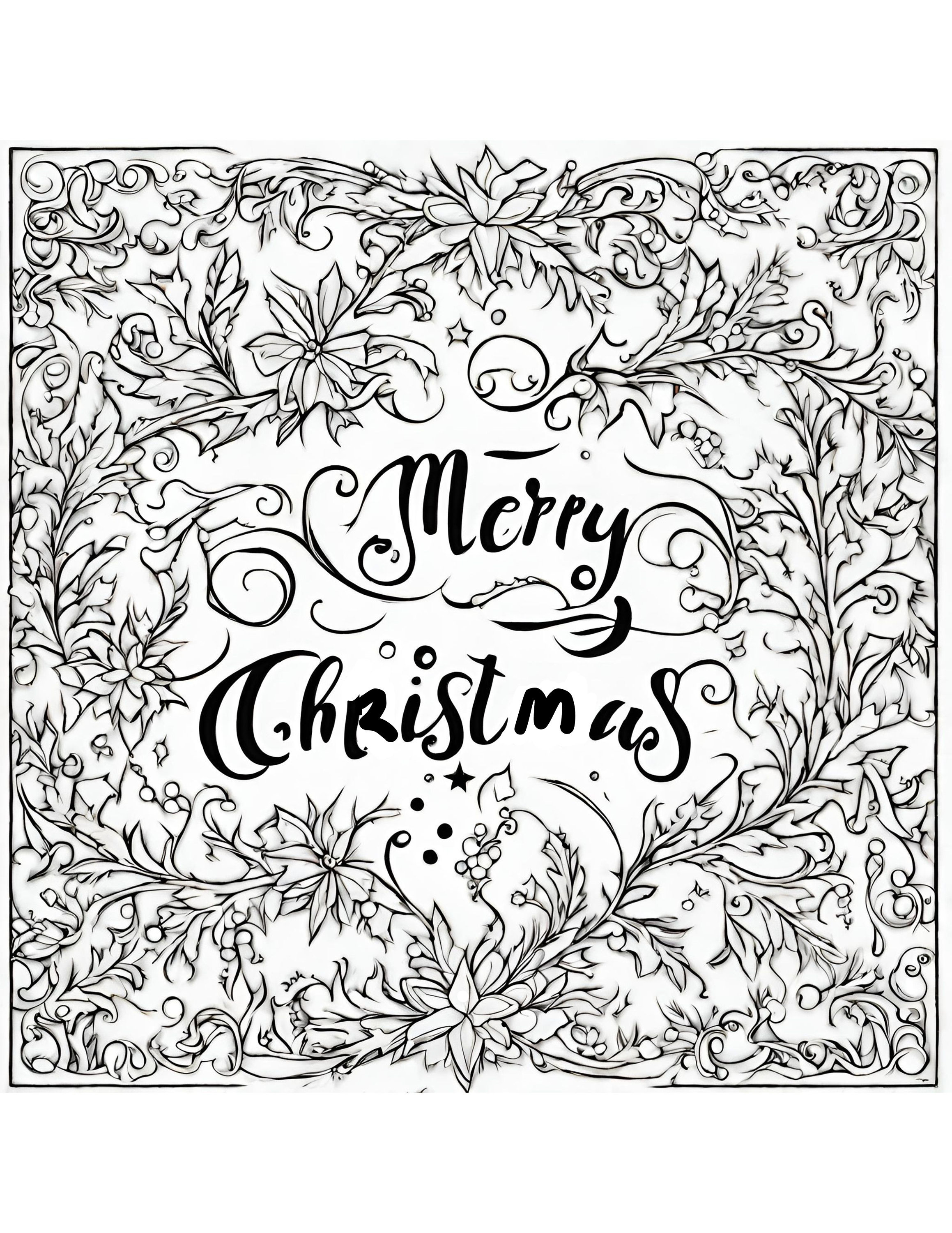 20 Christmas Stained Glass Coloring Pages. Digital Jpg Printable Pages ...