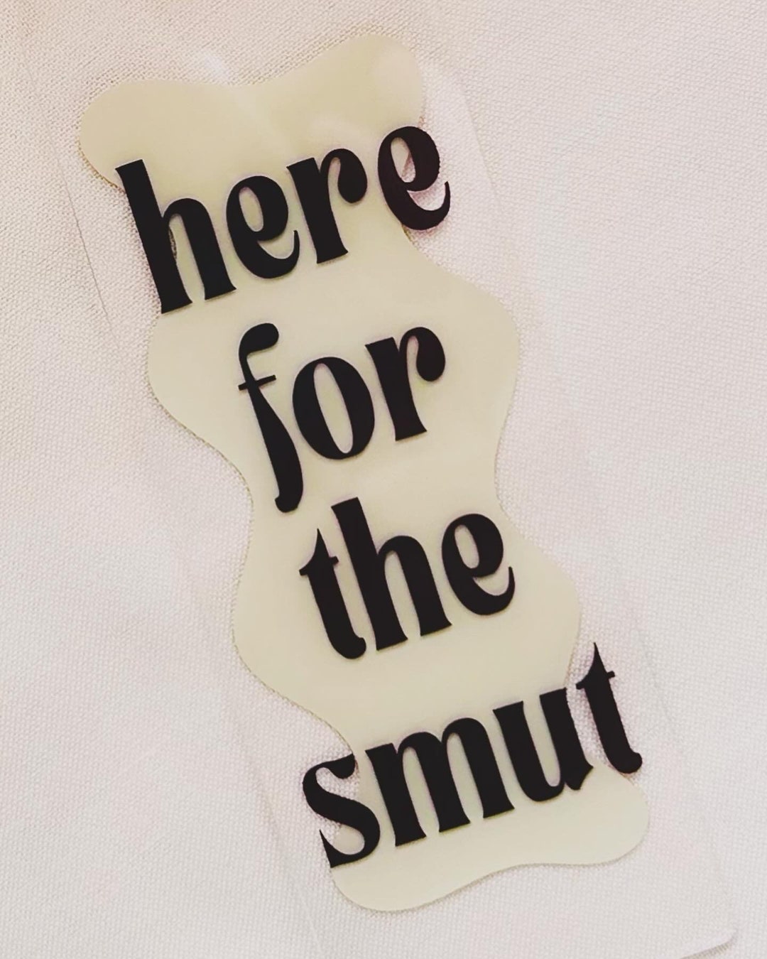 Here for the SMUT Bookmark - Acrylic Bookmark With Ribbon, Semi Circle ...