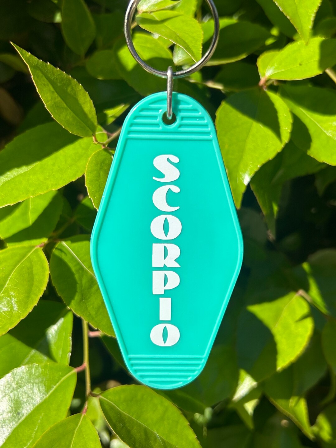 Zodiac Sign Keychain Vintage Retro Hotel Style Keychain - Etsy