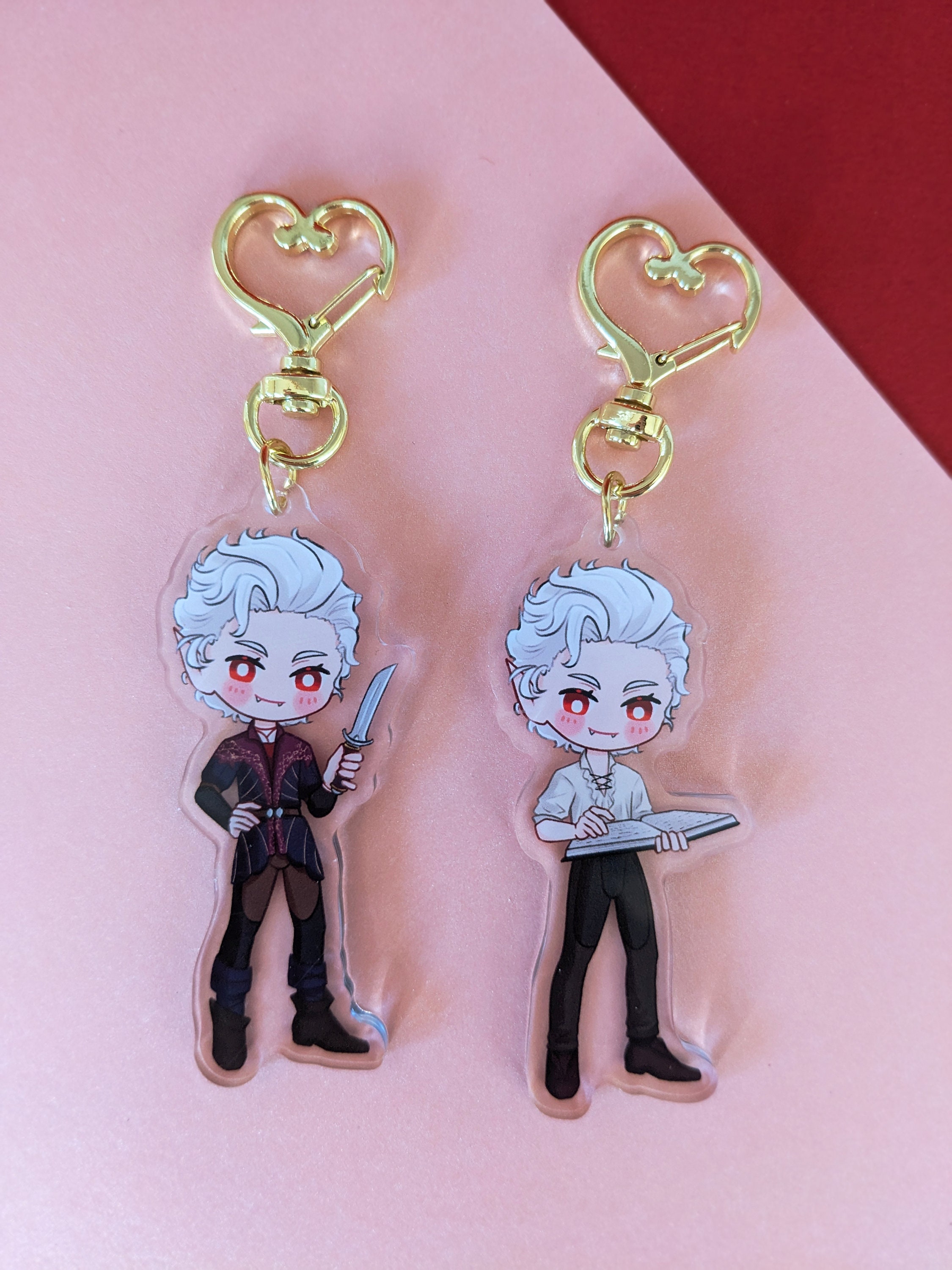Baldurs Gate 3 Astarion Chibi Acrylic Keychains - Etsy UK