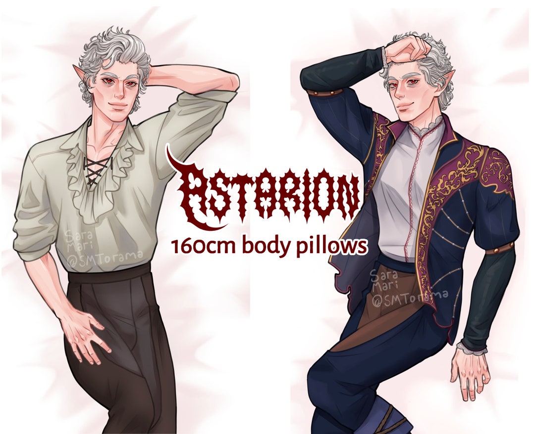 Baldur's Gate 3 Astarion Dakimura Body Pillows Cases - Etsy
