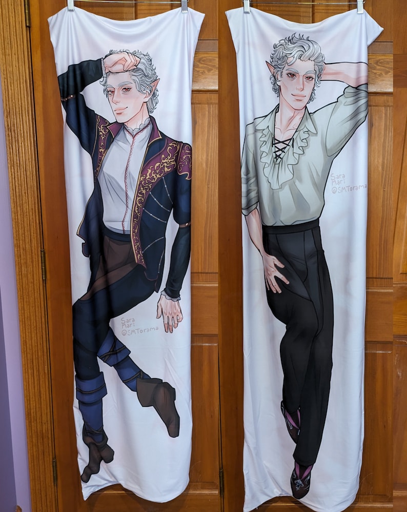 Baldur's Gate 3 Astarion Dakimura Body Pillows Cases - Etsy