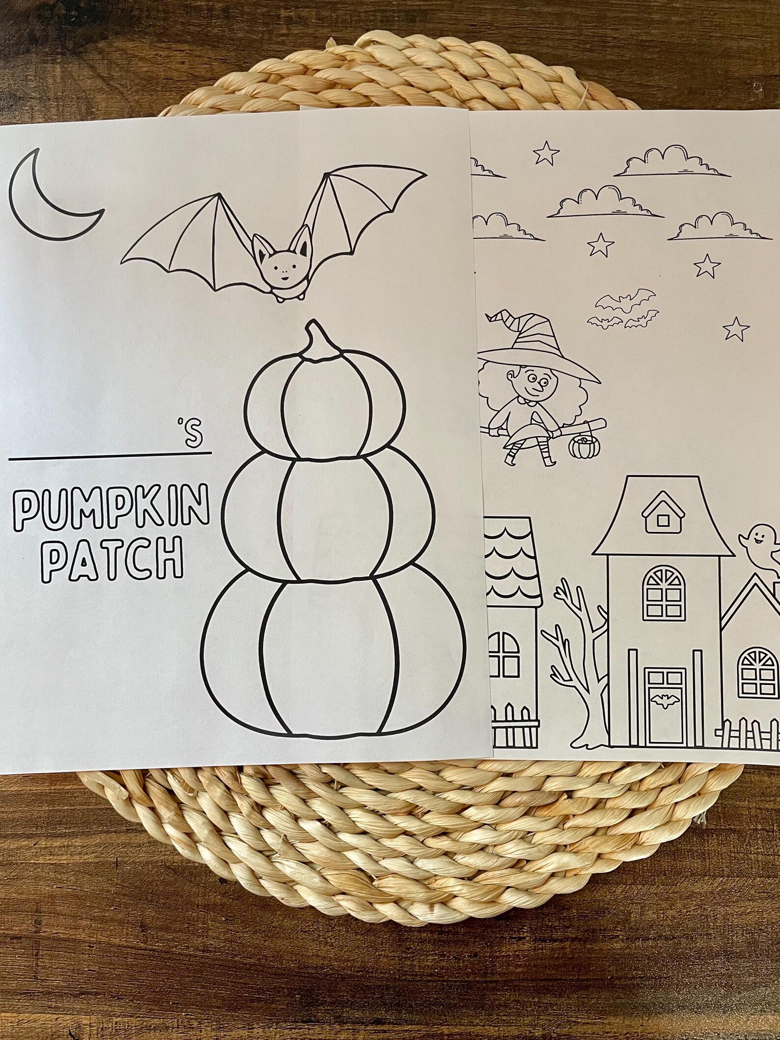 Halloween Coloring Pages Pack, Five Pack of Halloween Coloring Sheets ...