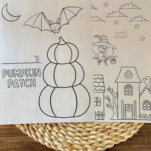 Halloween Coloring Pages Pack, Five Pack of Halloween Coloring Sheets ...