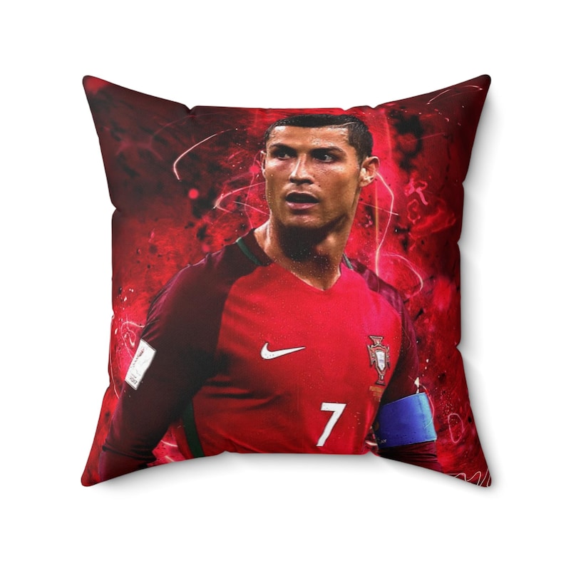 Cristiano Ronaldo Square Pillow - Etsy
