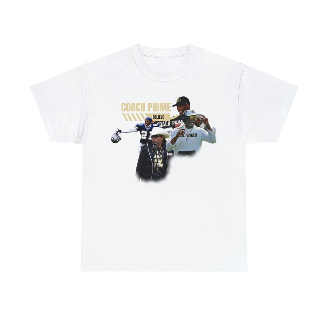 Coach Prime Tee Shirt Deion Sanders Colorado Football Sports Apparel ...