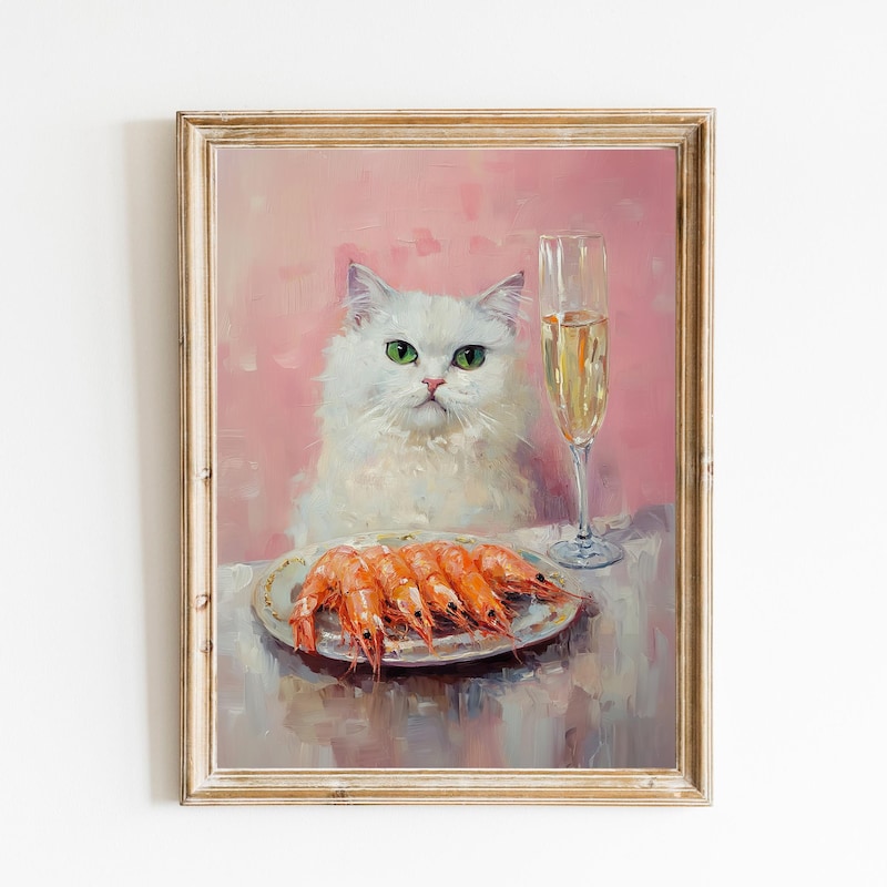 Tuxedo Cat Fancy Portrait - Etsy