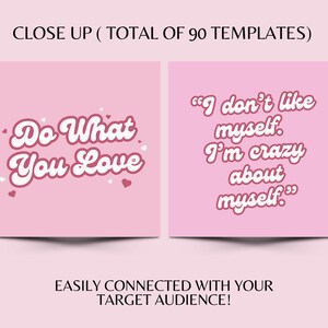 Self Love Quotes Instagram Post I Facebook Social Media Feed Templates ...