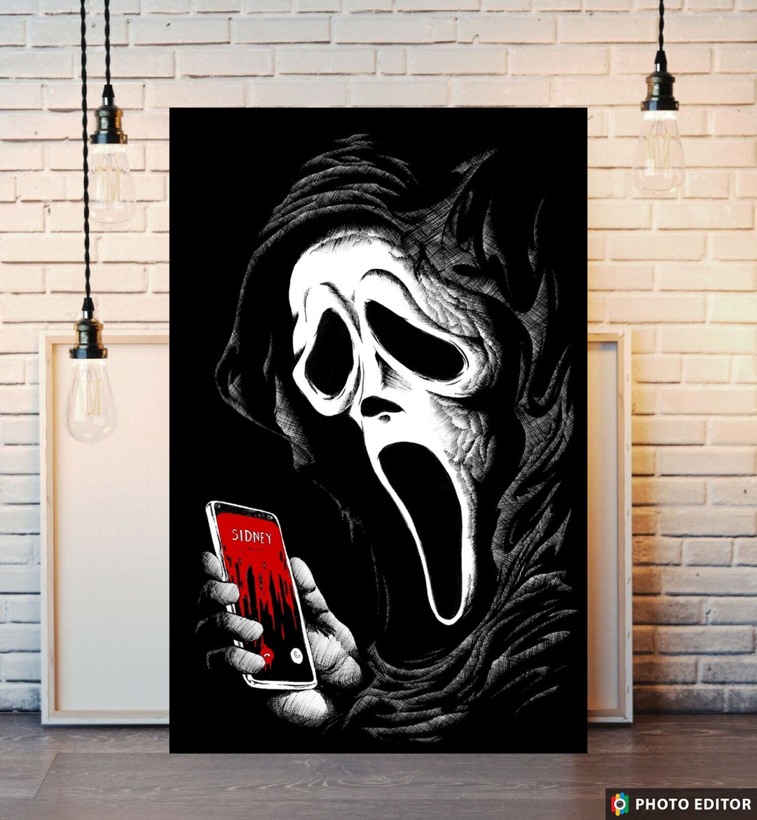 Scary Movie Scream Horror Character Canvas Print Poster - Etsy