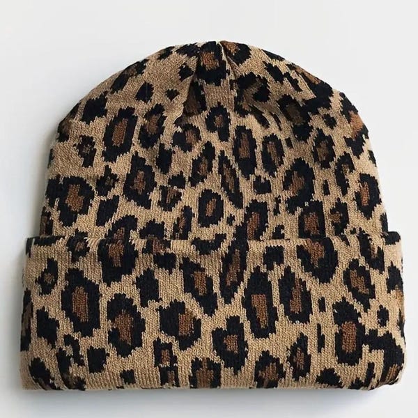 Leopard Print Hat - Etsy